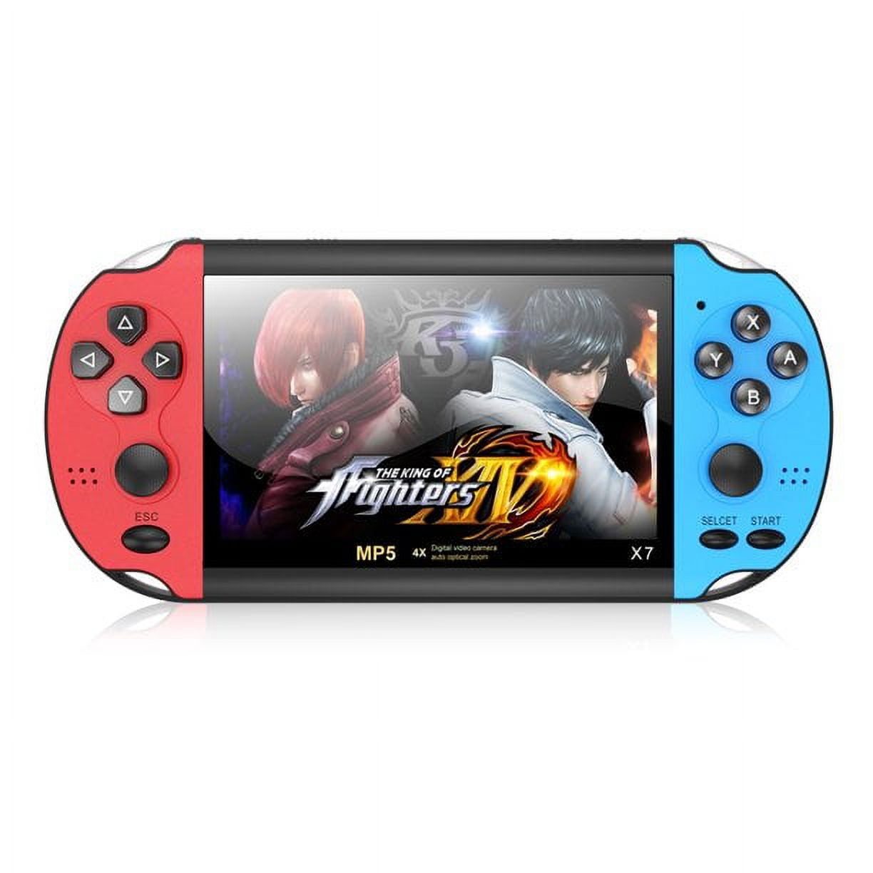 Máquina de jogo portátil PSP X7 genérico de 8GB 4,3 polegadas Tela