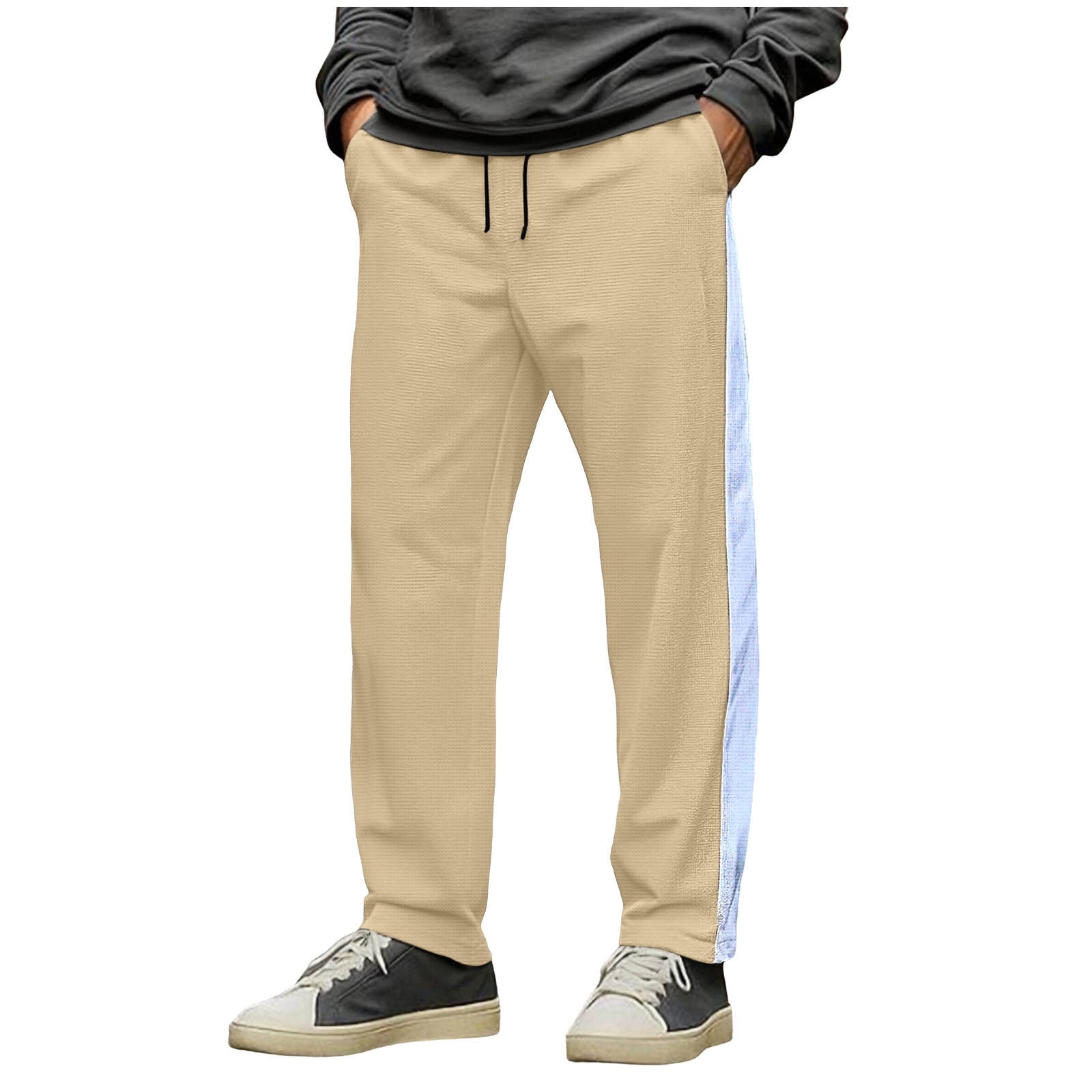 Generic Y2k Stripe Wide Leg Track Pants Drawstring Waist Sweatpants ...