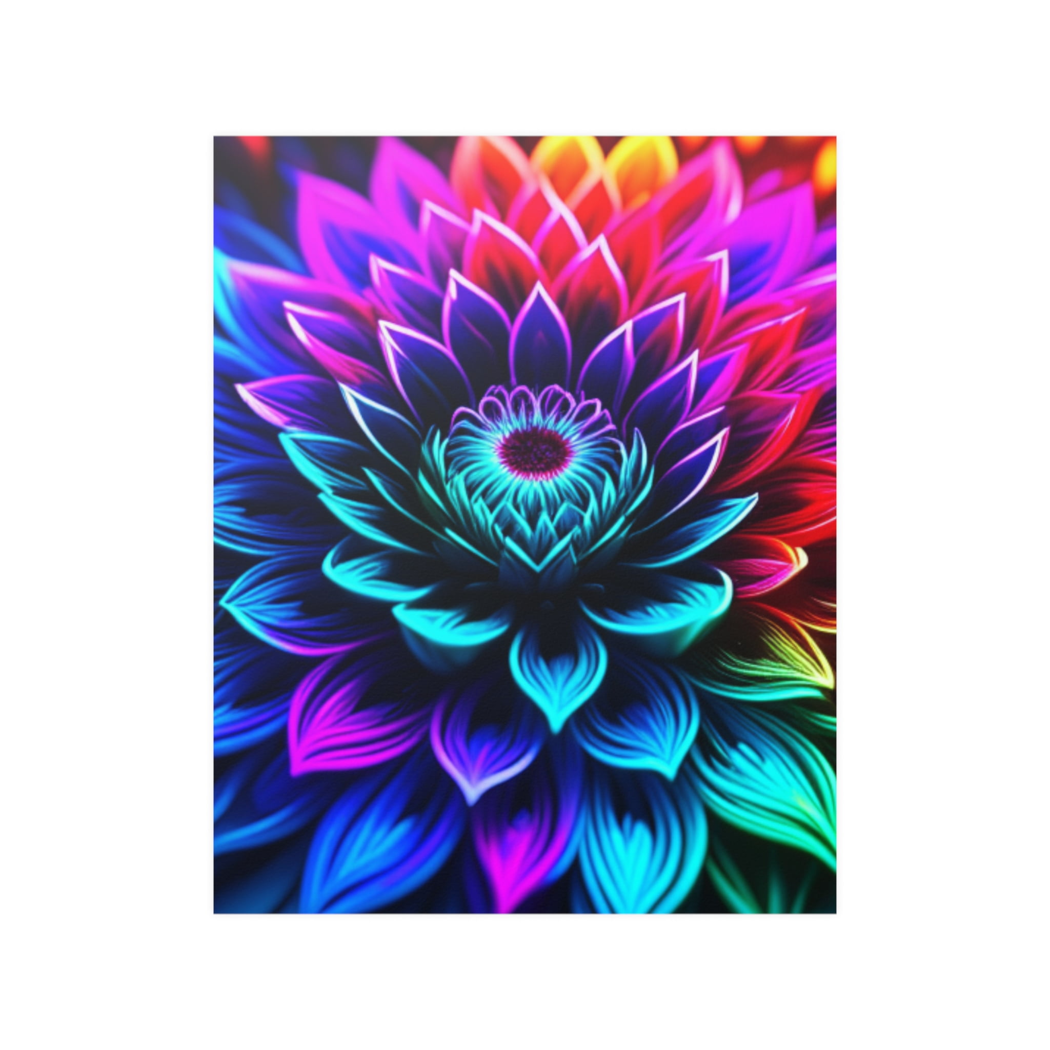 Generous Business Abstract Contemporary Colorful Mandala Art Print ...