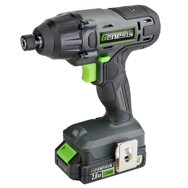 Genesis 20-Volt Cordless Li-Ion 1/4-In. Collet Impact Driver, GLID20B ...