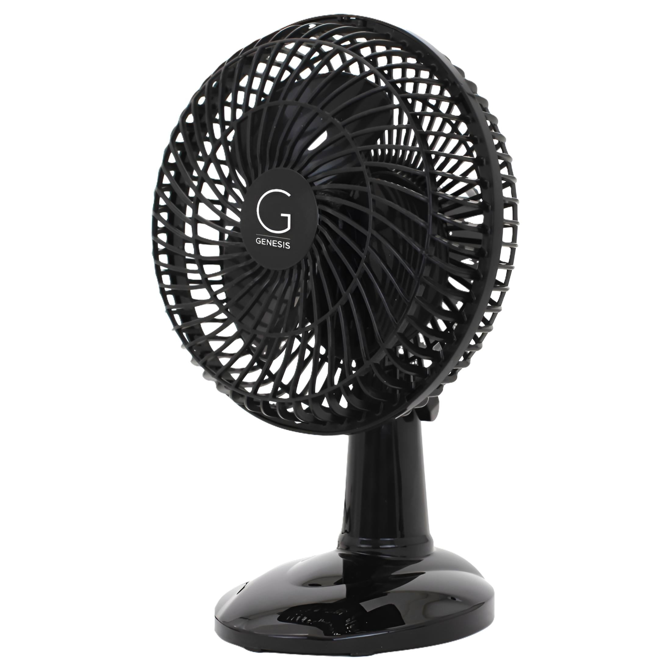 Genesis 6" Max Breeze Clip Fan With Attachable Tabletop Base, 10"H x 5 ...