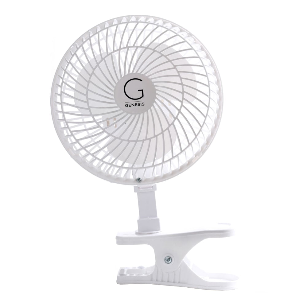 Genesis Indoor 5 in 2 speed Clip On Fans,Table Fans with A1CLIPFANWHITE ...