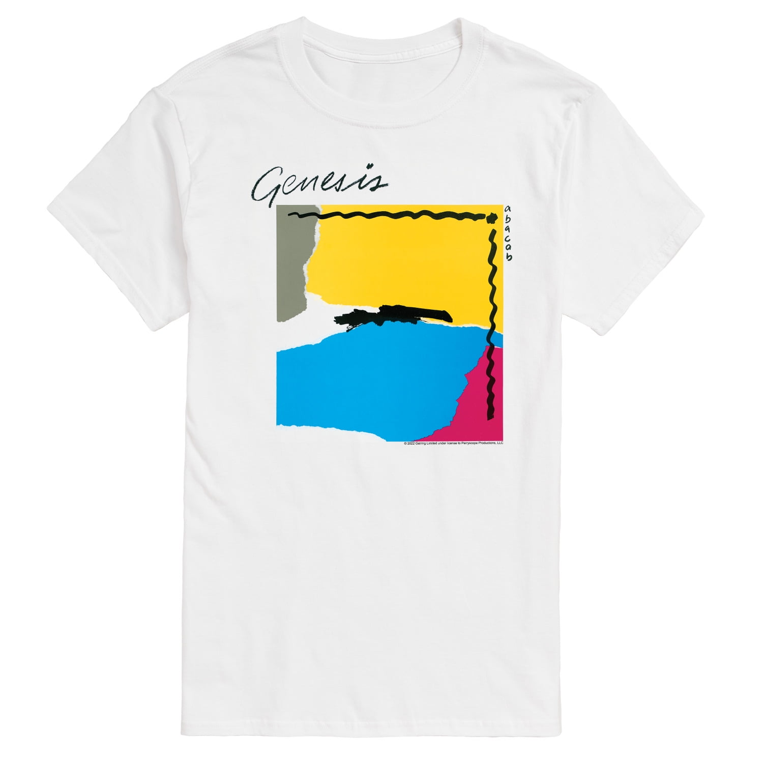 Genesis - Abacab Album Cover - Men's Short Sleeve Graphic Tee - Walmart.com