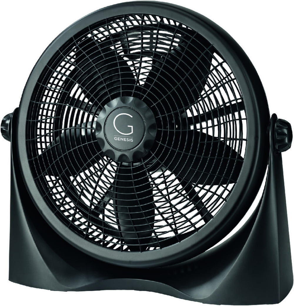 Genesis Adjustable Floor Fan - 360 Degree Vertical Tilt, 3 Energy ...