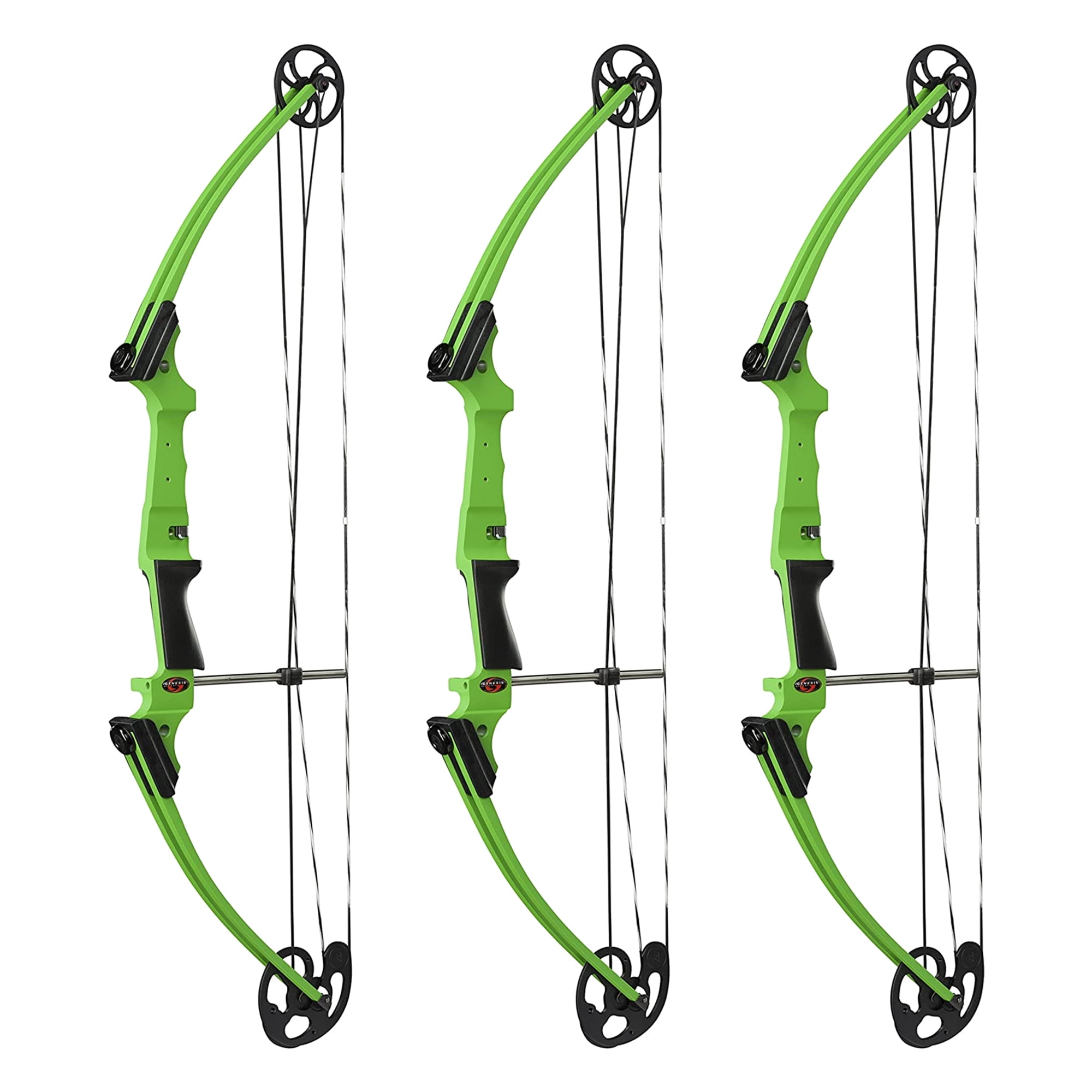 Genesis Archery Compound Bow w/Adjustable Sizing, Left-Handed (3 Pack ...