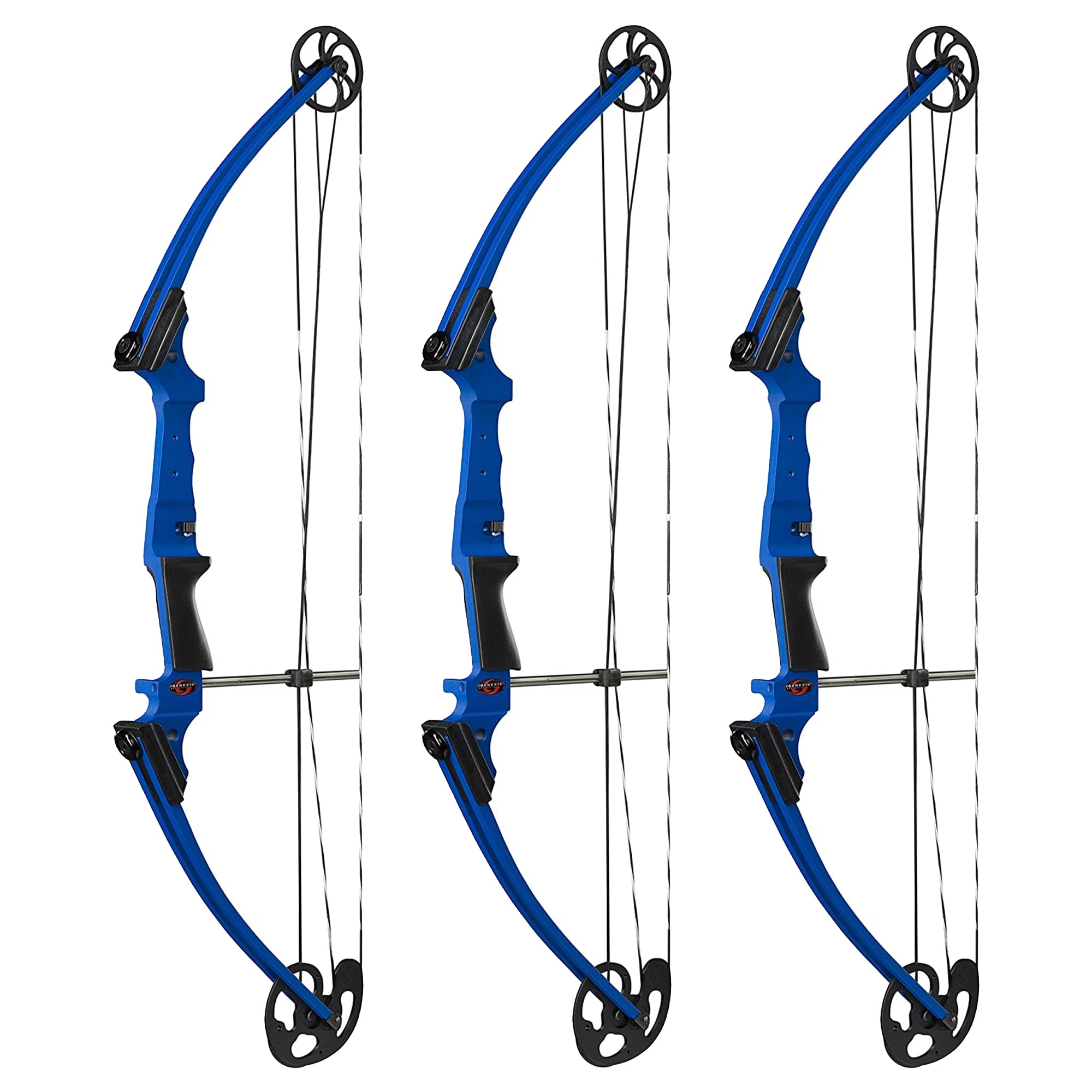 Genesis Archery Compound Bow w/Adjustable Sizing, Left-Handed (3 Pack ...