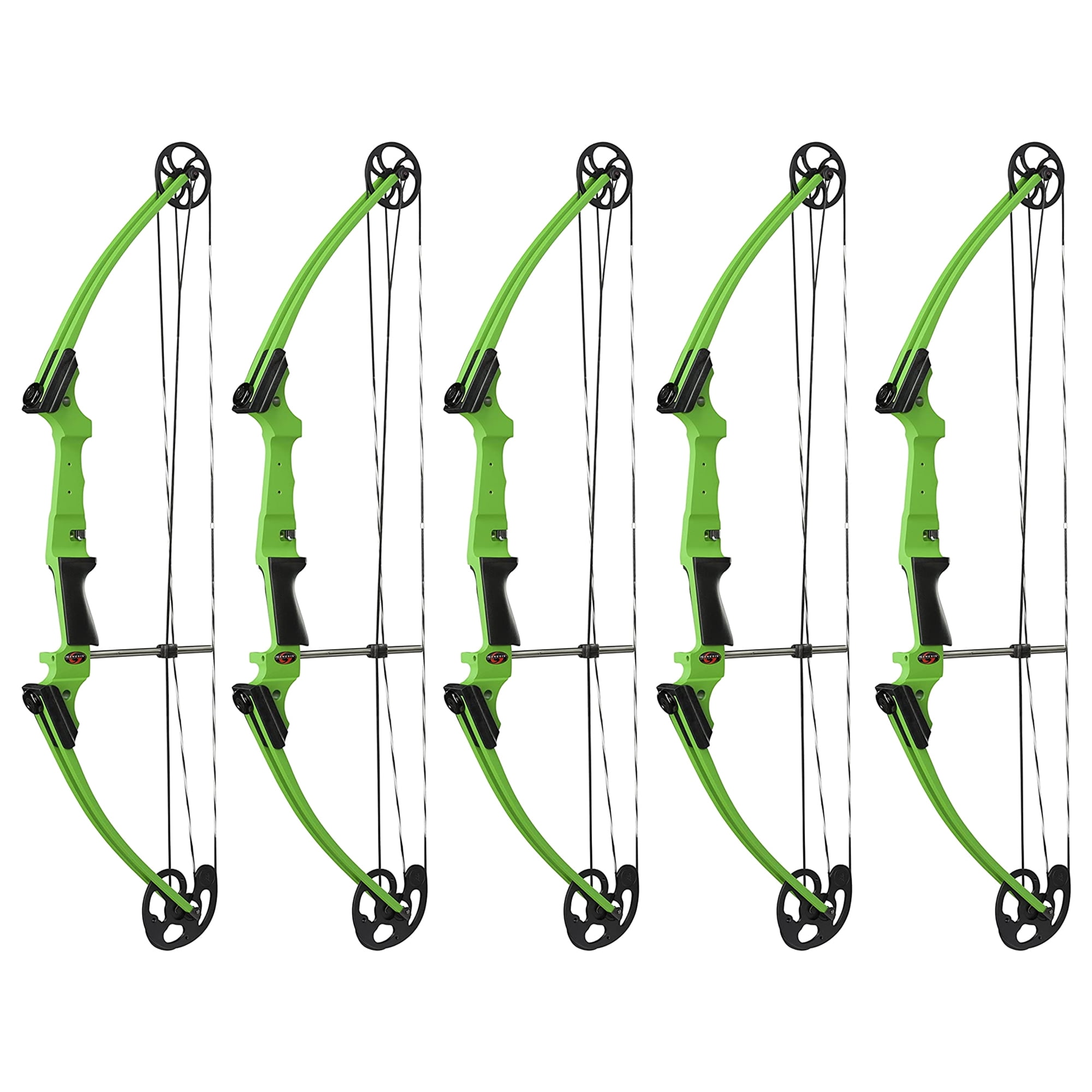 Genesis Archery Compound Bow w/Adjustable Sizing, Left-Handed (5 Pack ...