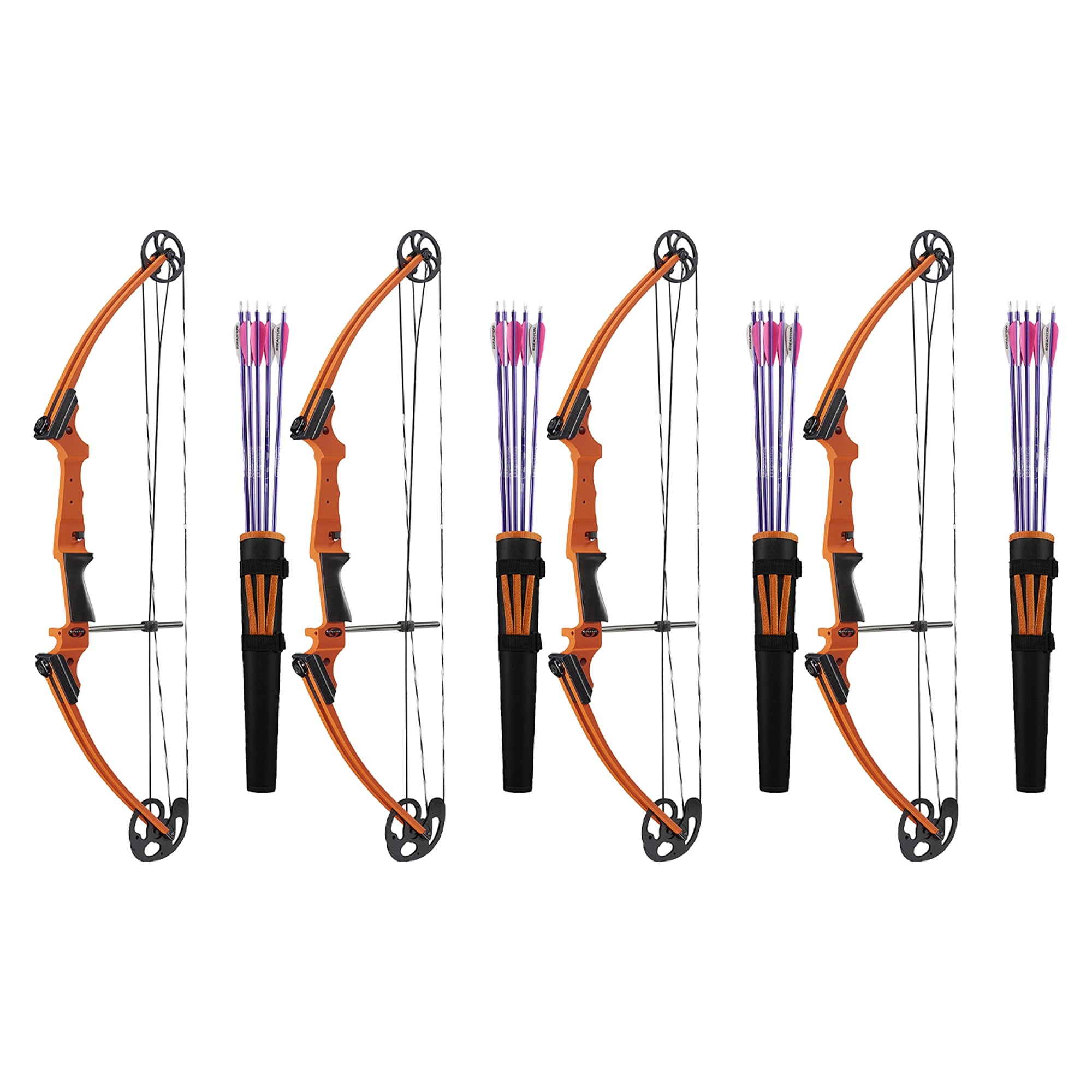 Genesis Archery Original Left-Handed Compound Bow Kit (4 Pack ...