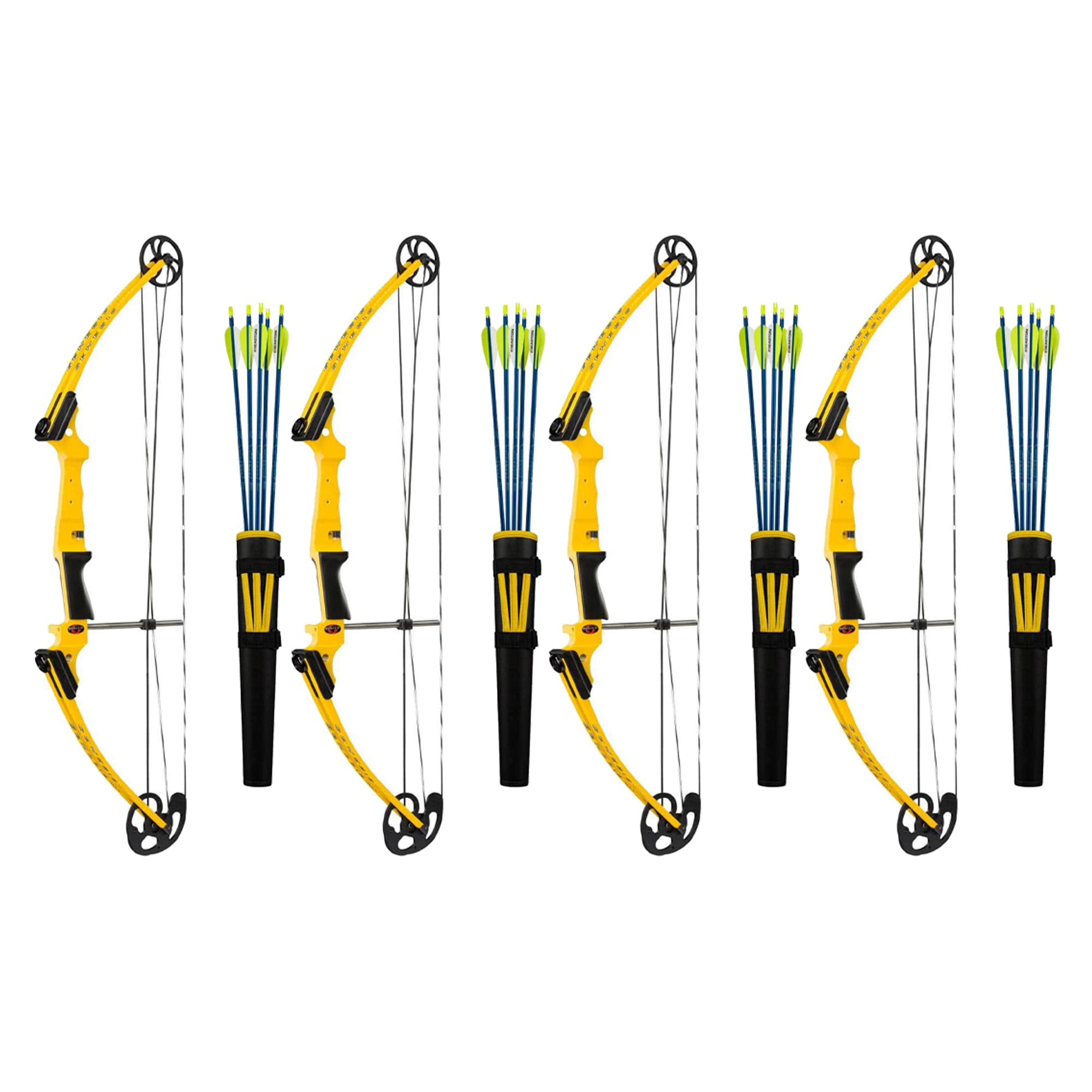 Genesis Archery Original Right-Handed Compound Bow Kit (4 Pack ...