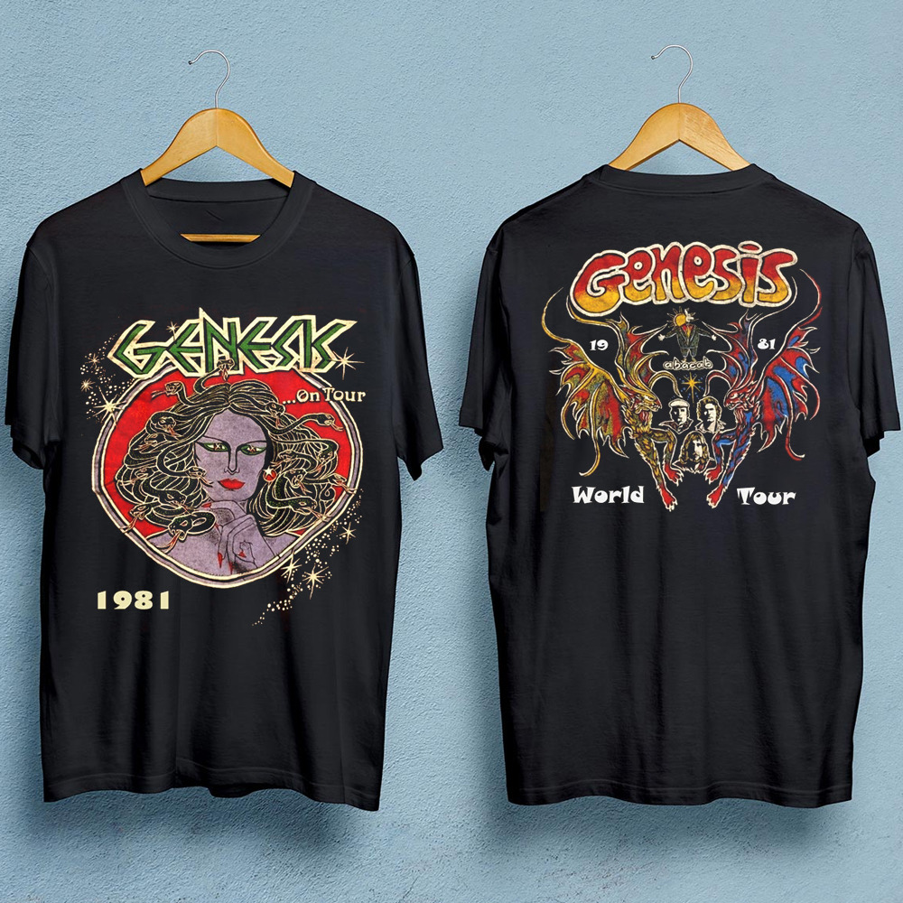 Genesis BAND rock world tour T-shirt - Walmart.com