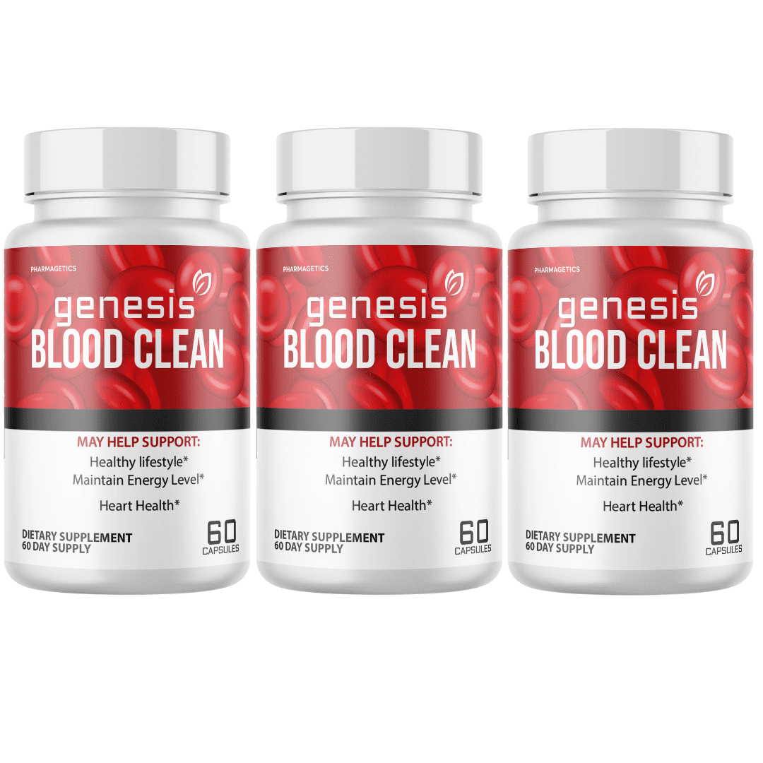 Genesis Blood Clean Capsules to Support Blood Sugar & Pressure - 3 ...