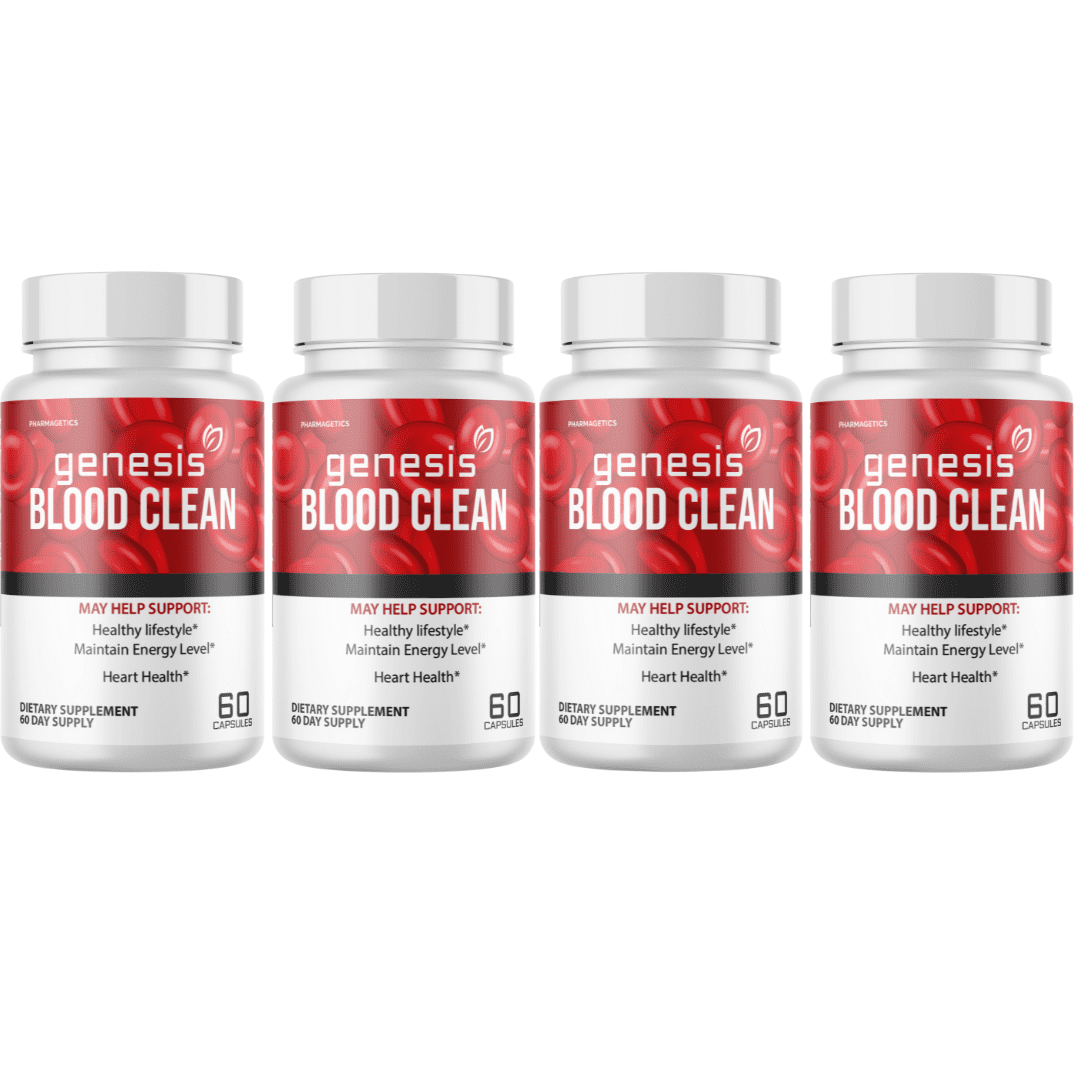 Genesis Blood Clean Capsules to Support Blood Sugar & Pressure - 4 ...
