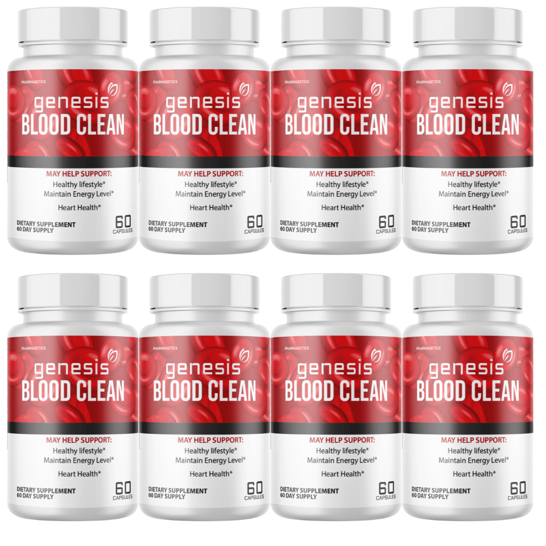 Genesis Blood Clean Capsules to Support Blood Sugar & Pressure - 8 ...