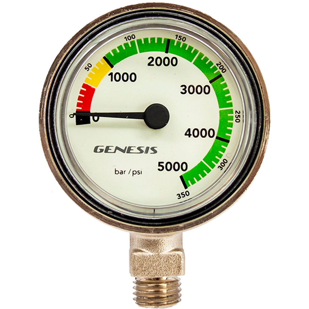 Genesis Brass Pressure Gauge PSI/BAR (Gauge Only) - Walmart.com