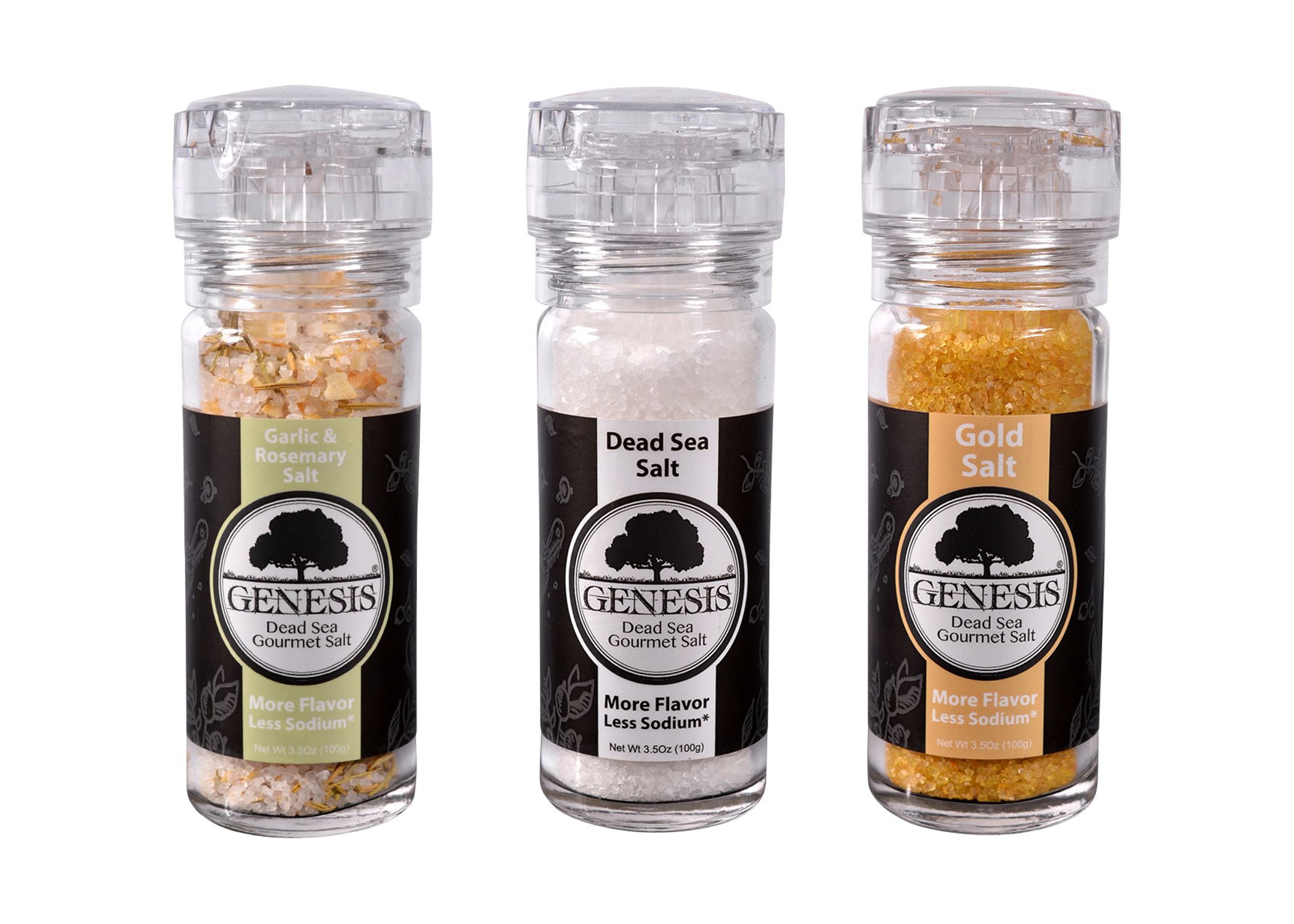 Genesis Dead Sea Gourmet Salt Multipack - Golden Harvest - Walmart.com