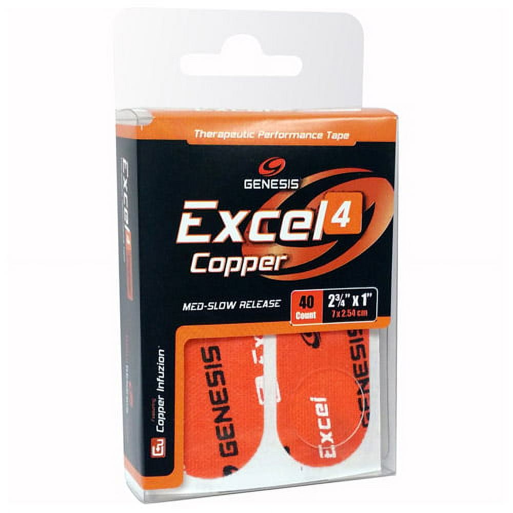 Genesis Excel Copper 4 Performance Tape Orange - Walmart.com