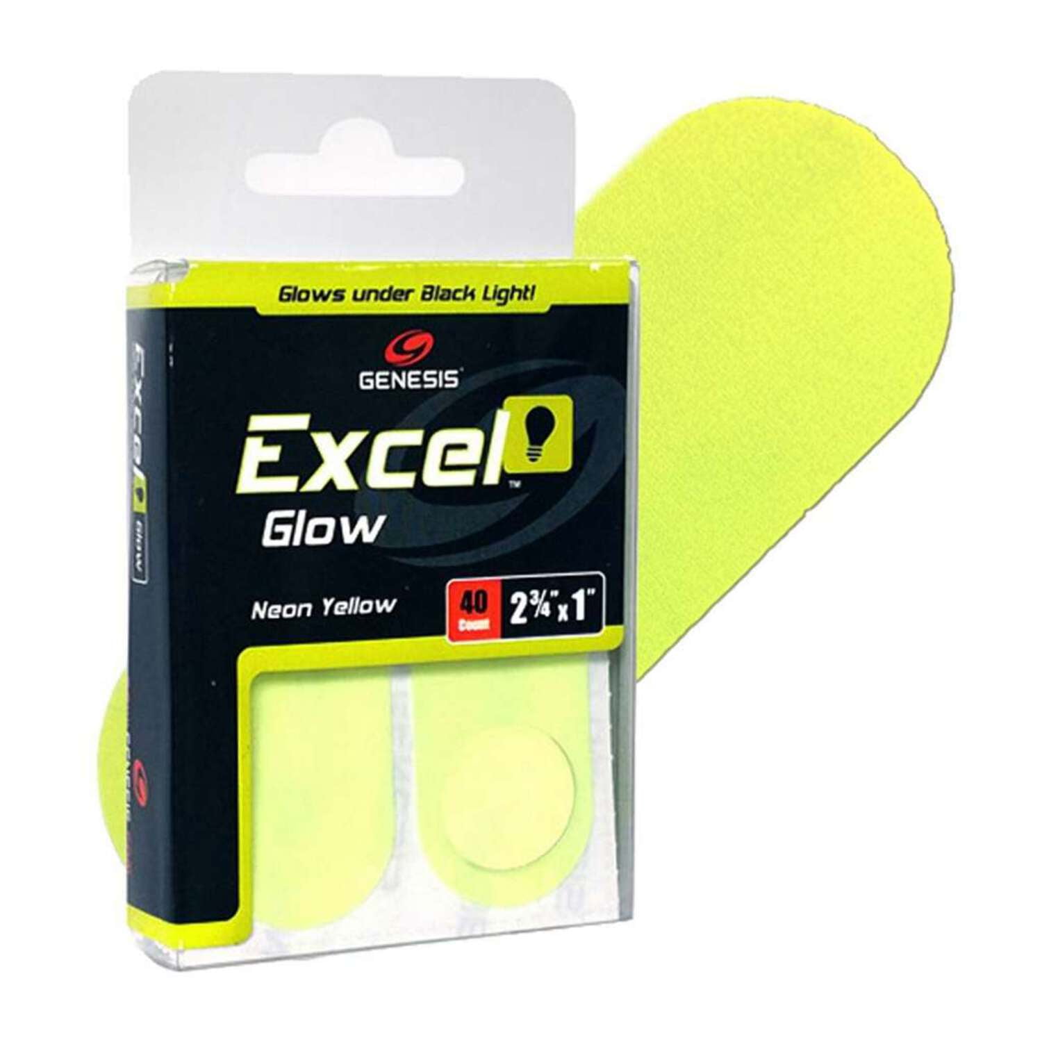 Genesis Excel Glow Performance Tape Neon Yellow - 10 Pieces - Walmart.com