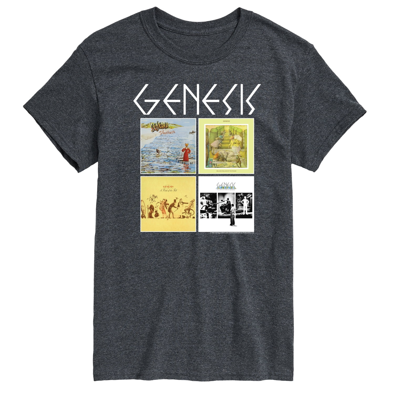 Genesis - Genesis Album Grid - Men's Short Sleeve Graphic Tee - Walmart.com