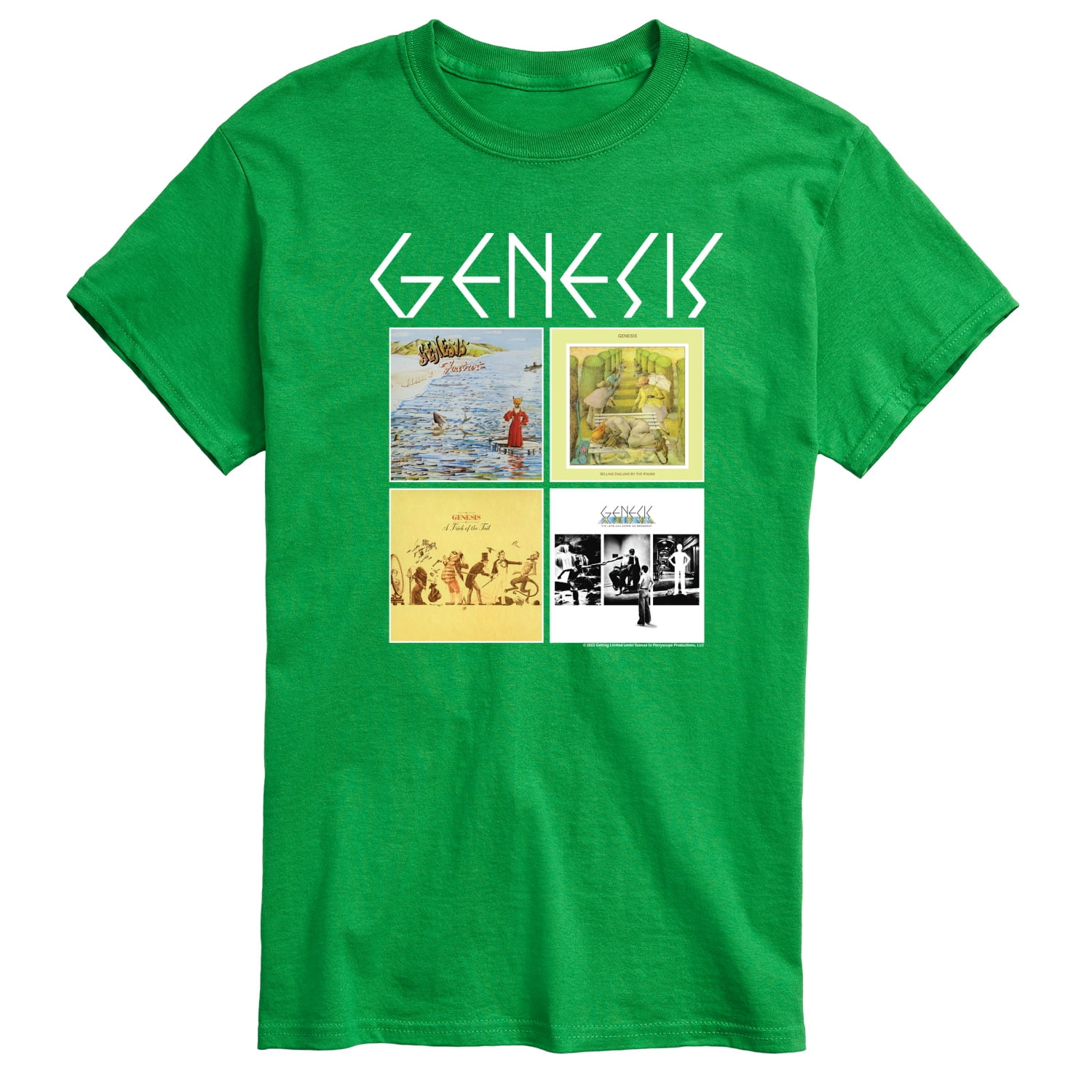 Genesis - Genesis Album Grid - Men's Short Sleeve Graphic Tee - Walmart.com