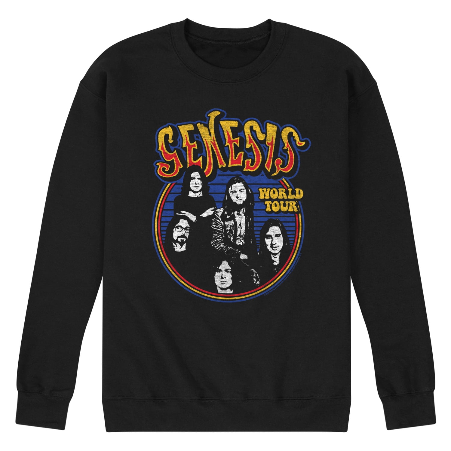 Genesis - Genesis World Tour - Men's Crew Fleece Sweatshirt - Walmart.com