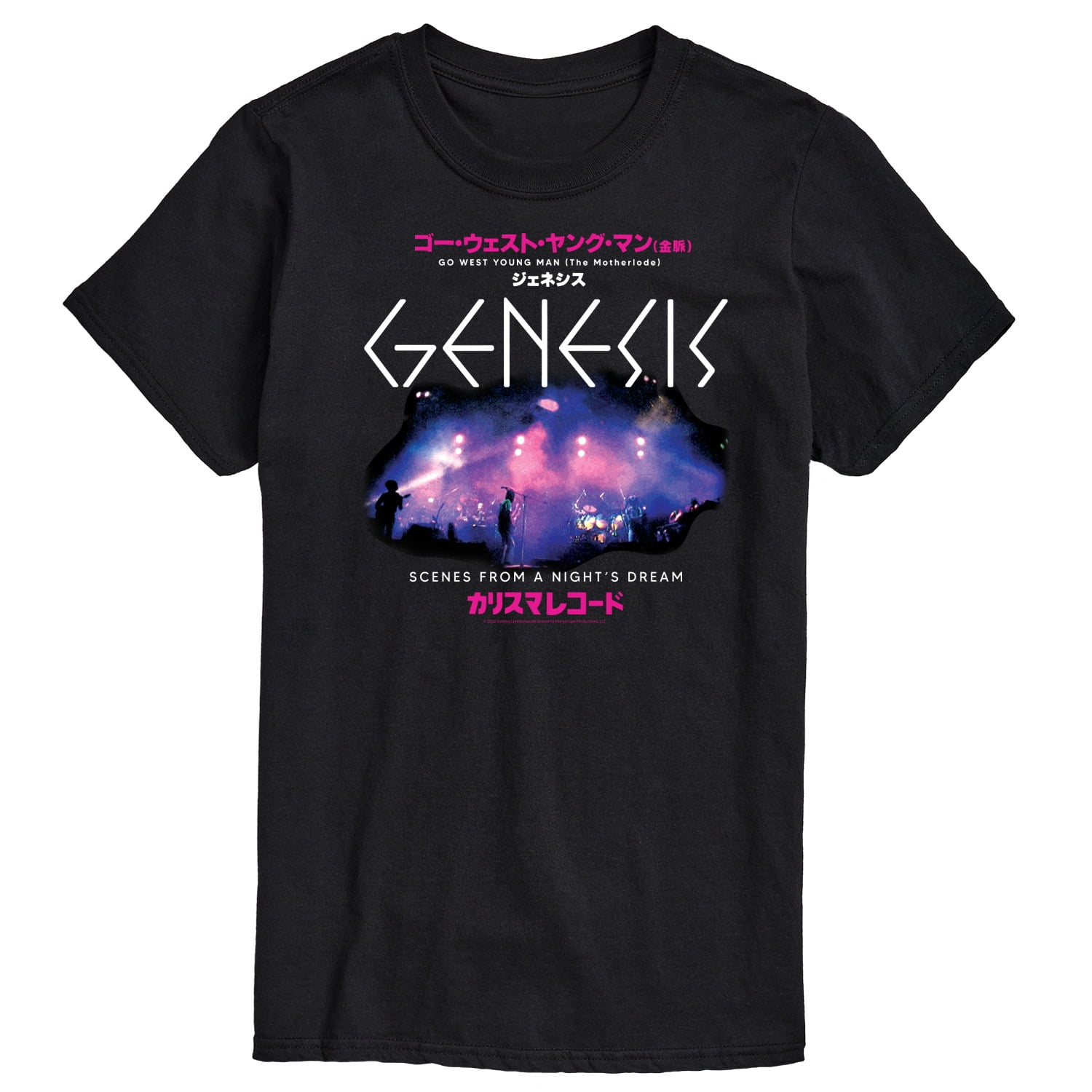 Genesis - Go West Young Man - Men's Short Sleeve Graphic Tee - Walmart.com