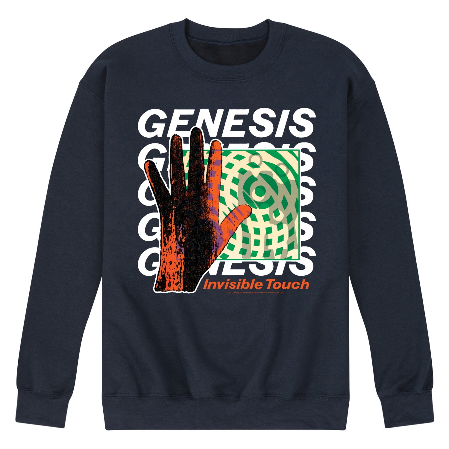 Genesis - Invisible Touch - Men's Crew Fleece Sweatshirt - Walmart.com