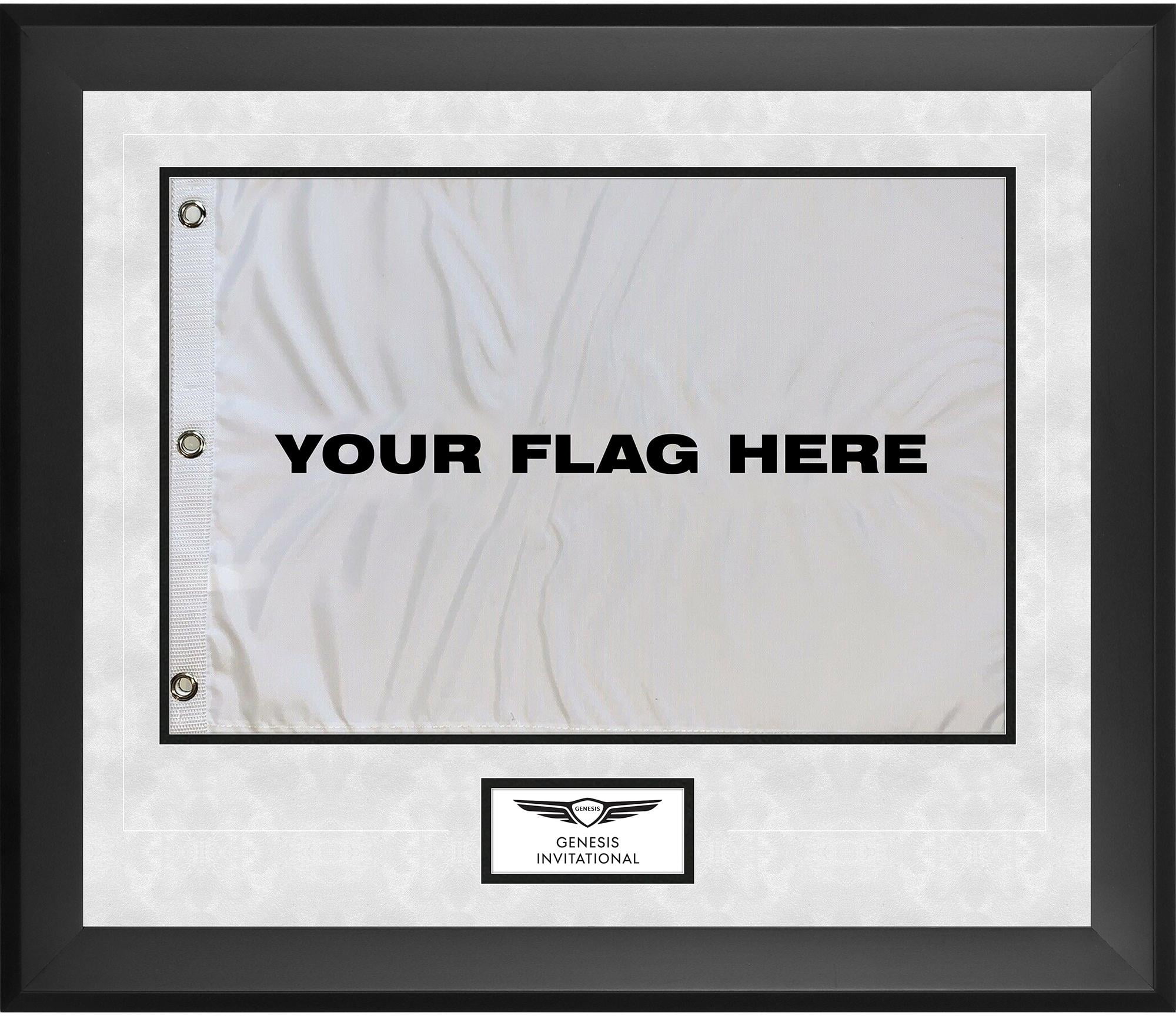 Genesis Invitational Framed 23" x 27" Pin Flag Frame - Insert Your Own ...
