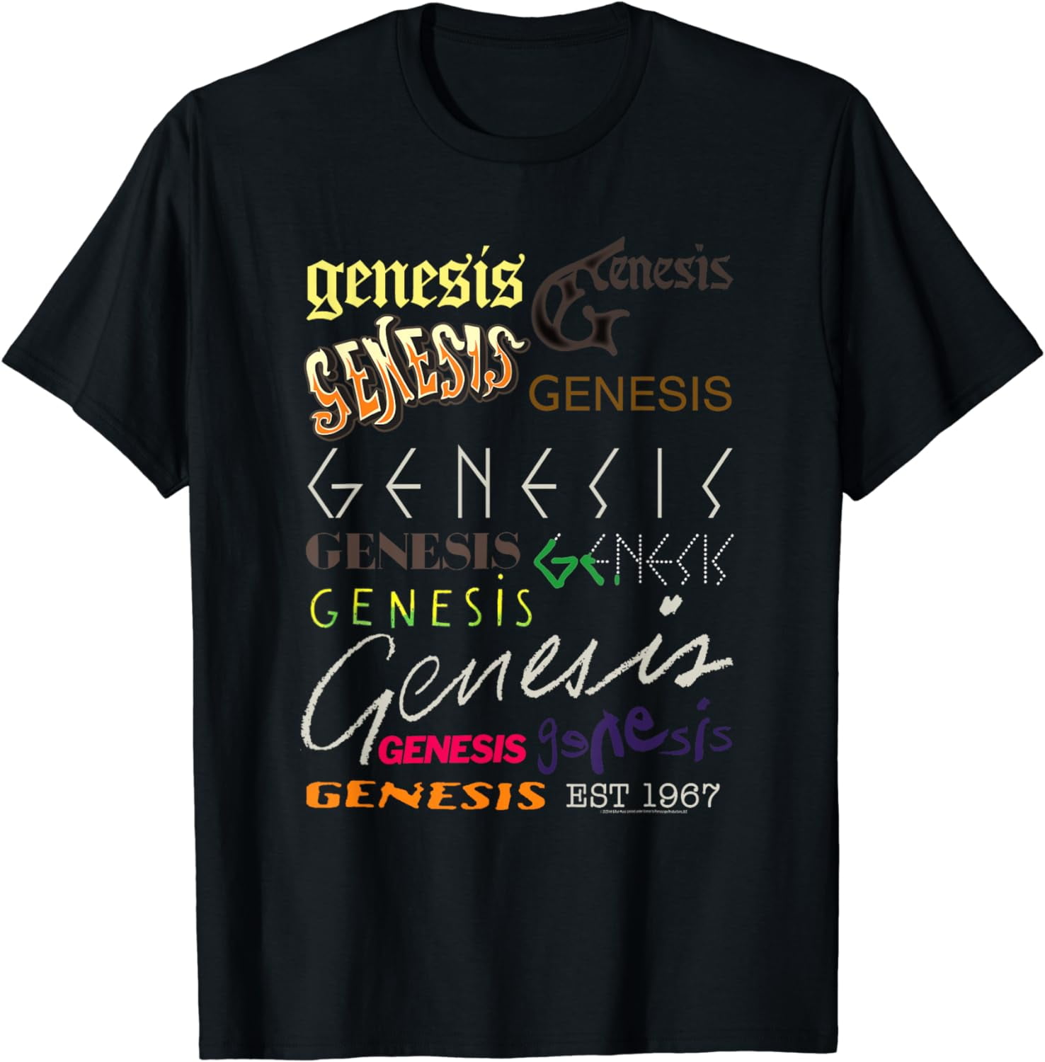Genesis Logo History Since 1967 T-Shirt - Walmart.com