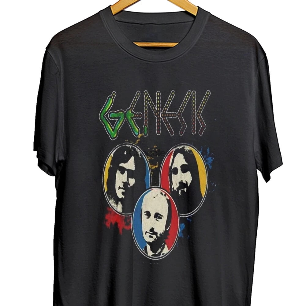 Genesis Logo Unisex 80s Vintage Genesis Band Black All Size Shirt VC416 ...