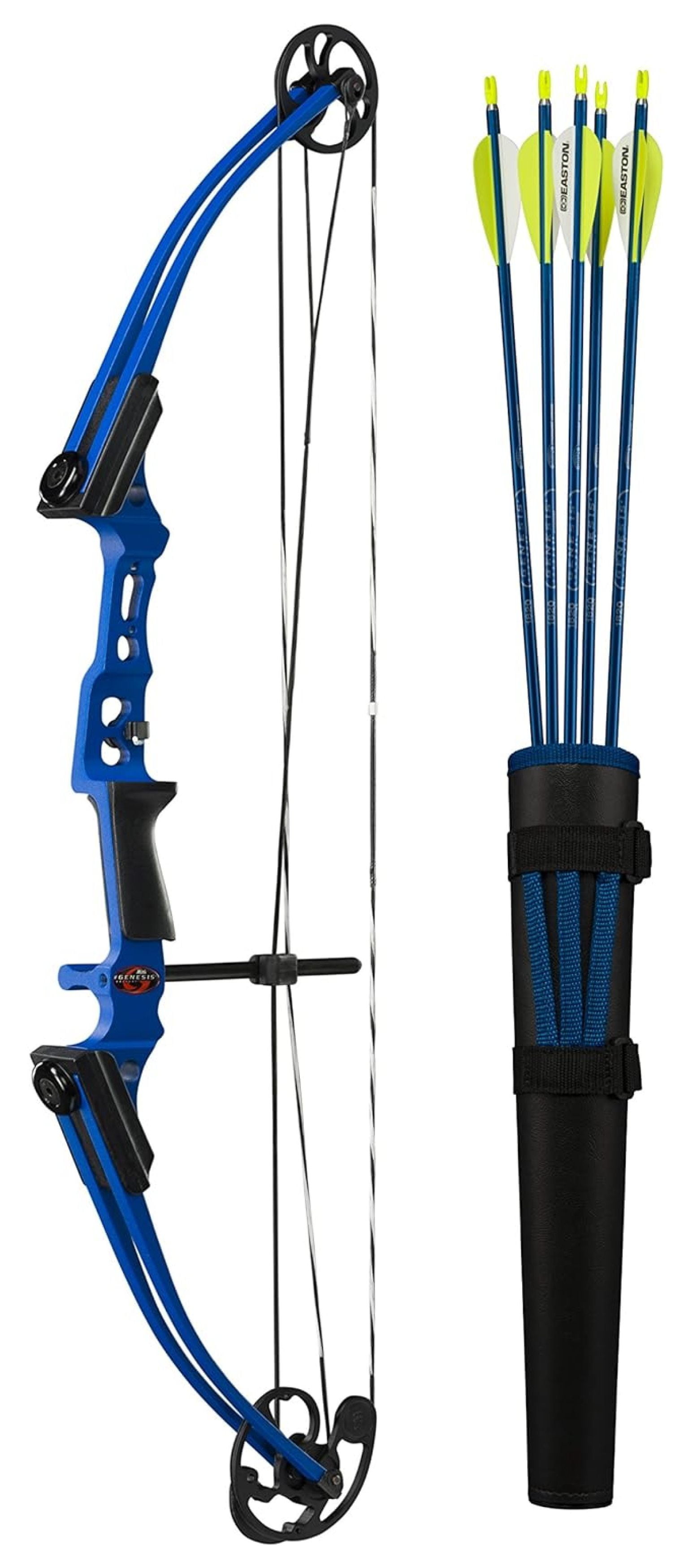 Genesis Mini Youth Bow Archery Set, Left Hand, Blue - Walmart.com