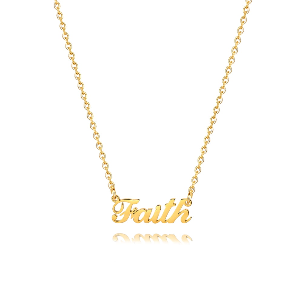 Genesis Name Necklace, 18K Gold Filled Custom Name Necklace ...