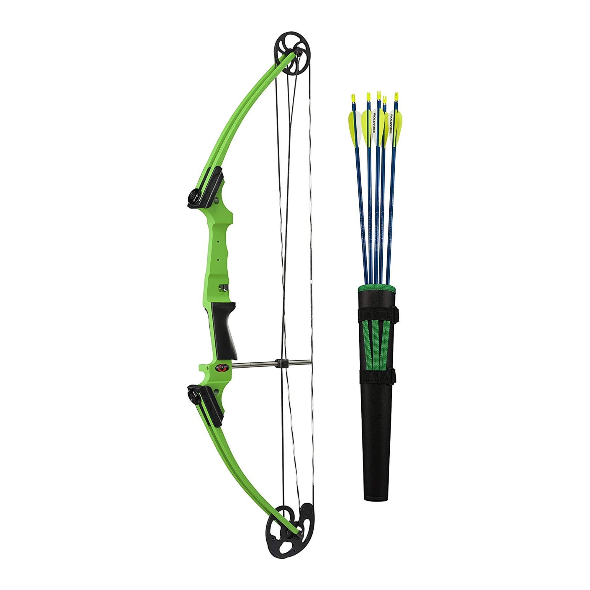 Genesis Original Universal Adult & Youth Archery Set, Compound Bow and Arrow Kit, Left Handed ...
