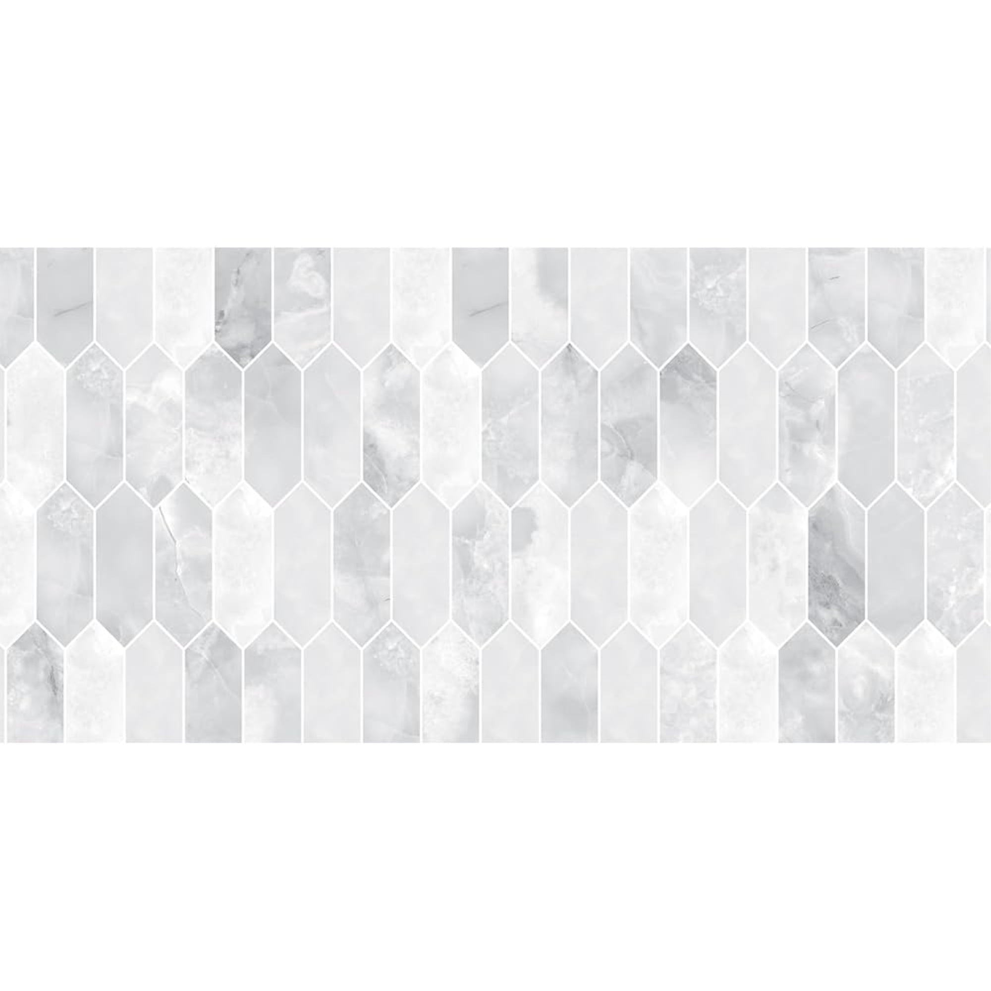 Genesis Products 494031 Revive Backsplash - 18" x 24", Gray Marble ...