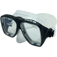 Scuba Choice Mask With Yellpw Mirror Coated Lense + Black/Yellow ...