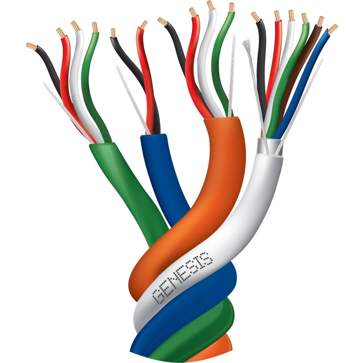 Genesis Riser Rated Profusion Access Control Cable - Walmart.com