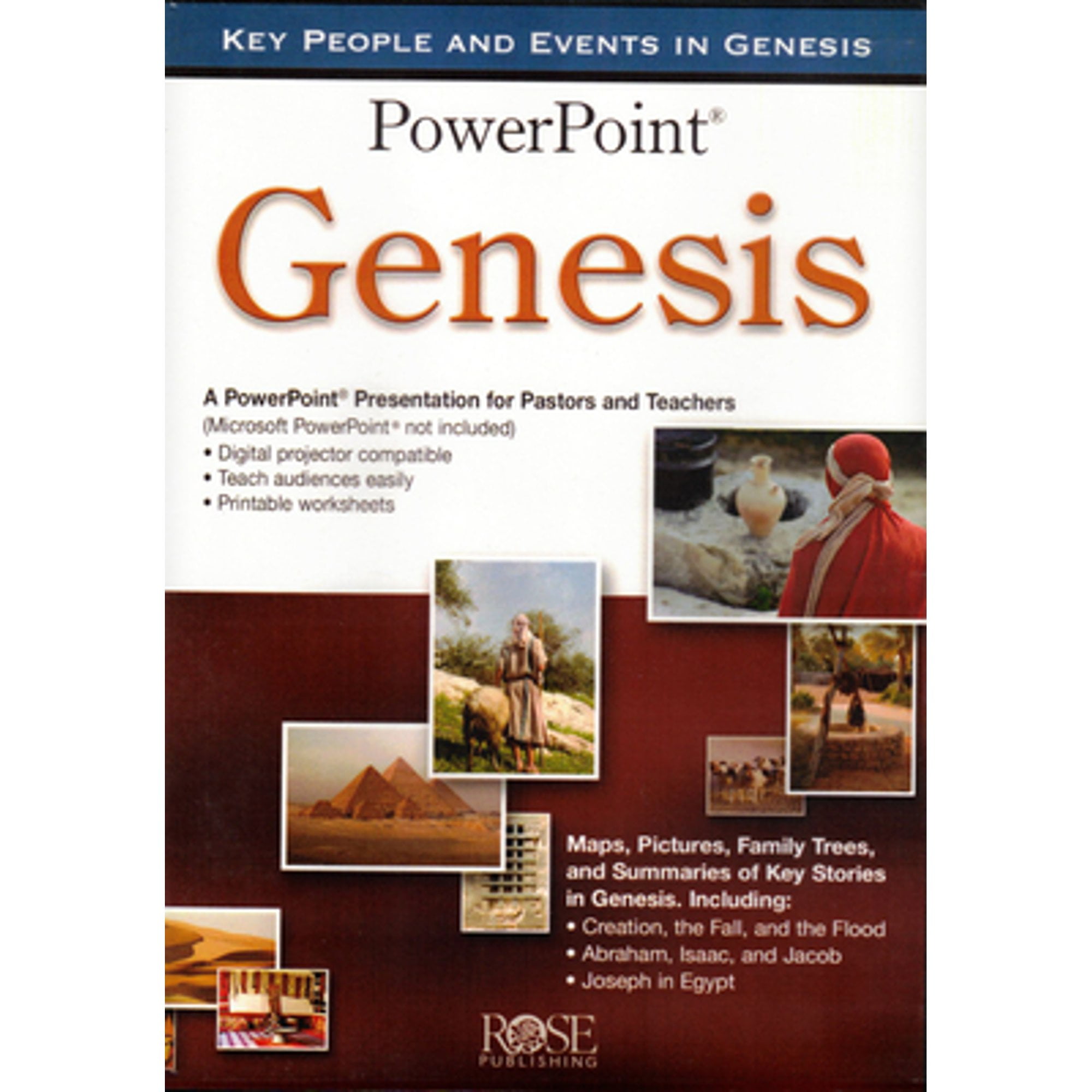Pre-Owned Genesis Time Line PowerPoint (Paperback) by Rose Publishing ...