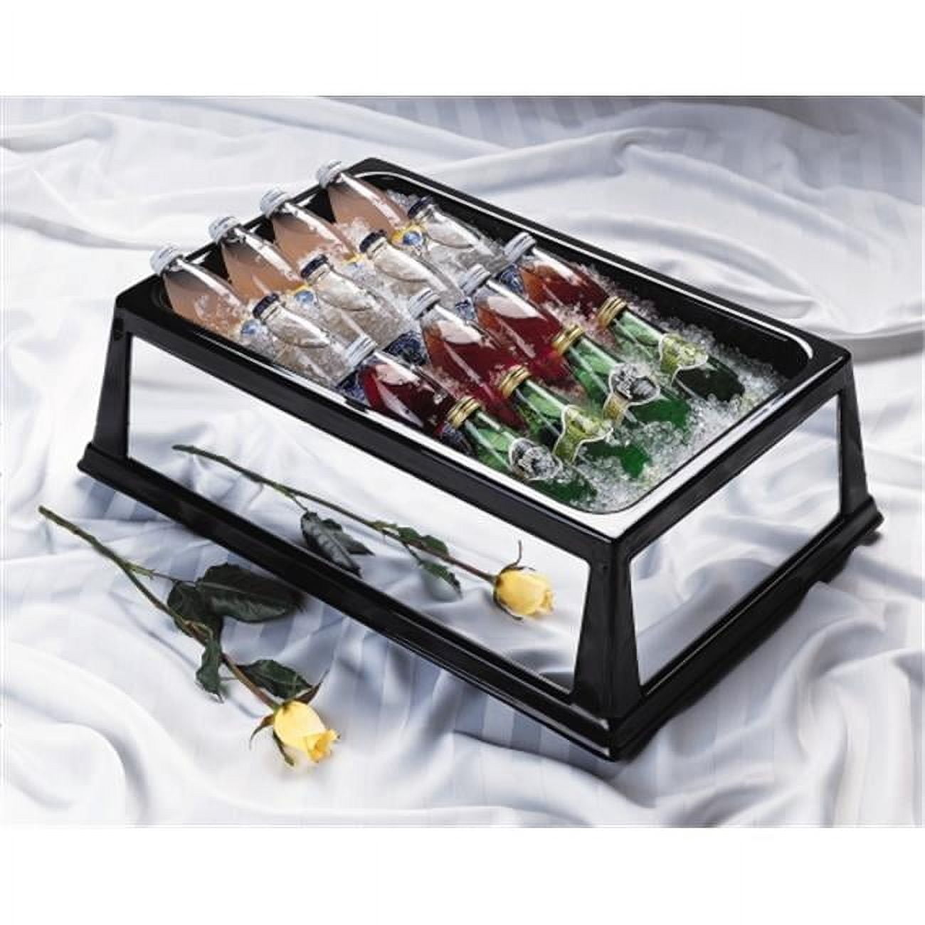 Geneva 297 12 in. x 20 in. Insulated Beverage Bin with Mirrored Sides ...