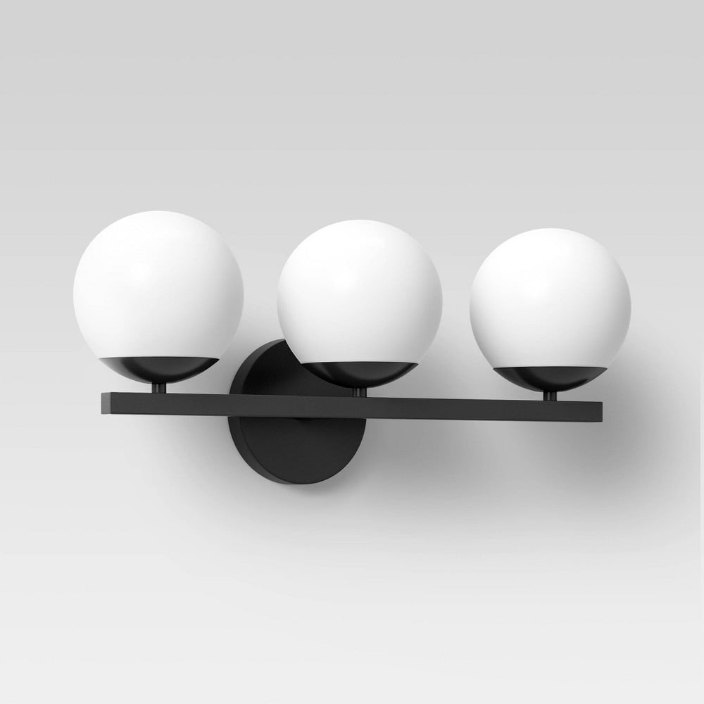 Geneva Globe Collection Vanity Light Black - Project 62 - Walmart.com