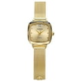 Geneva Ladies Gold Tone Tone 22mm Genuine Diamond Faceted Bezel ...