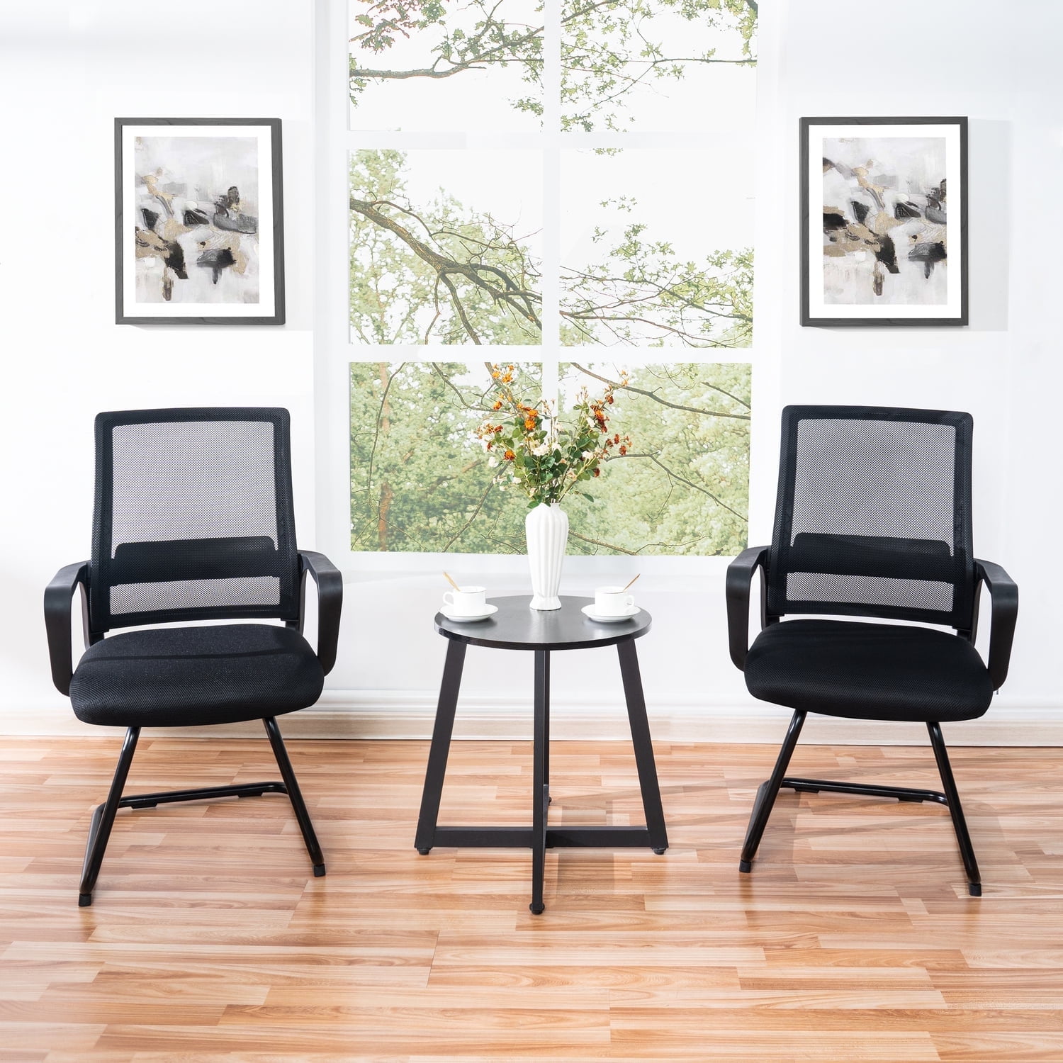 Geneva Modern Office Chair set of 8-Color:Black,Style:Set of 8 ...