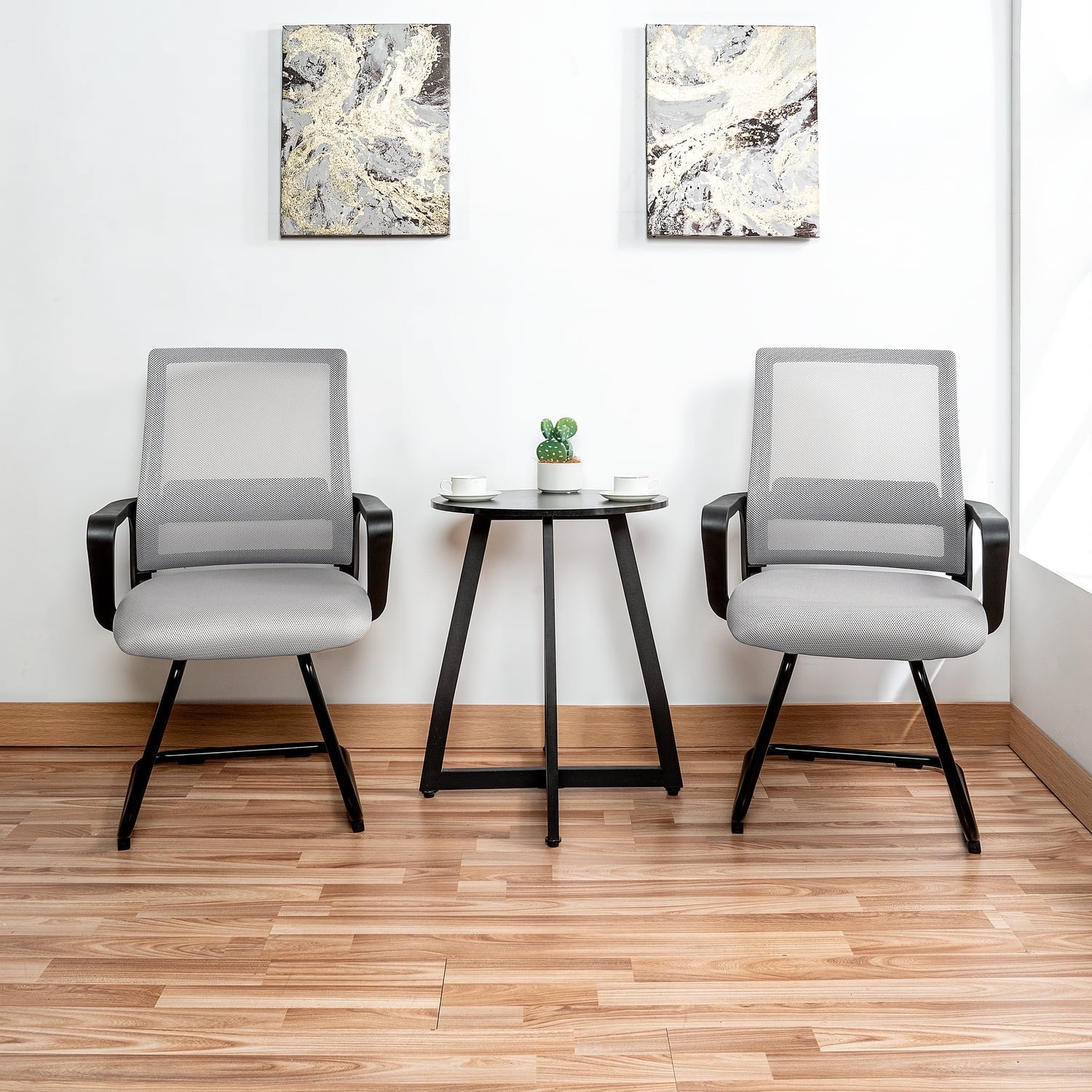 Geneva Modern Office Chair set of 8-Color:Gray,Style:Set of 8 - Walmart.com