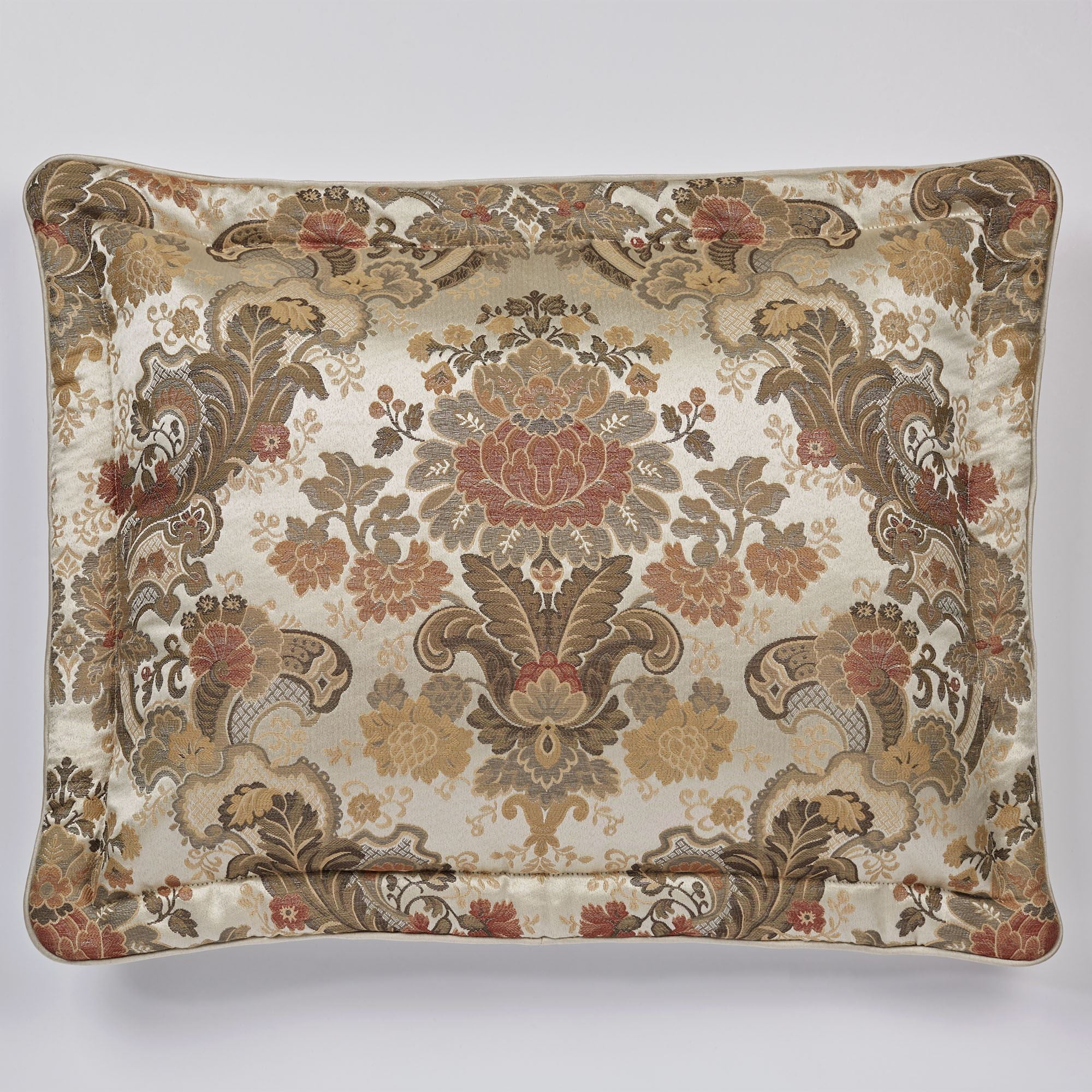 Geneva Piped Flanged Tailored Sham Champagne Sham King - Walmart.com