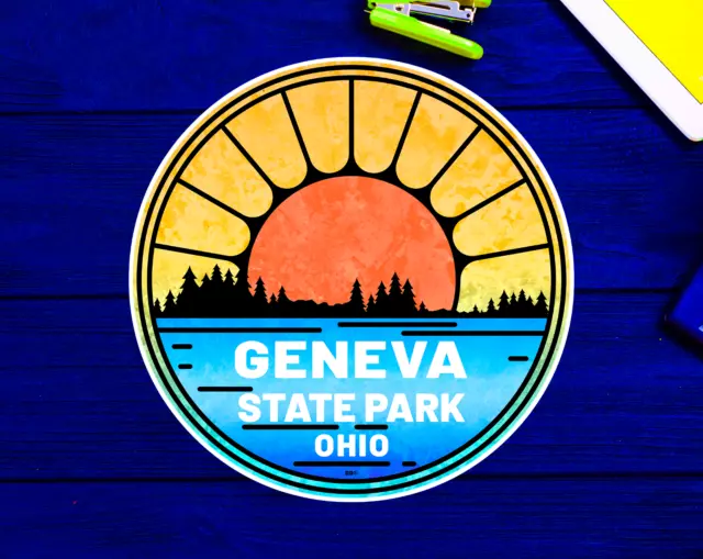 Geneva State Park Ohio Sticker Decal Sticker To Indoor Outdoor Laptop ...