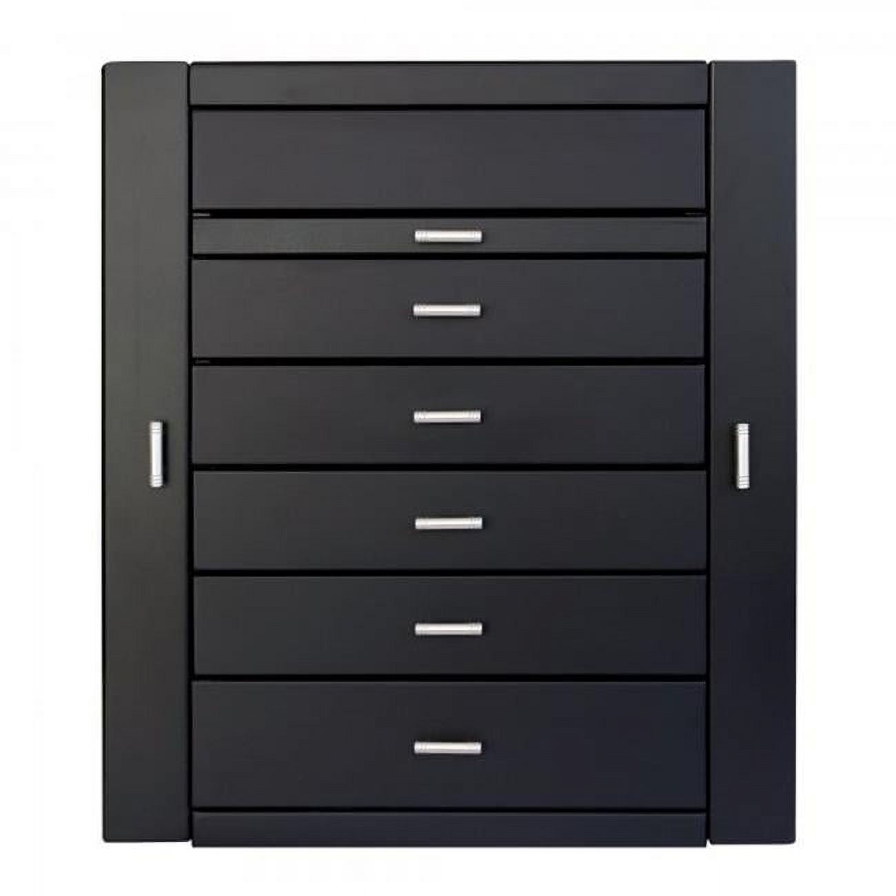 Geneva Upright Wooden Jewelry Box in Java Finish - Walmart.com