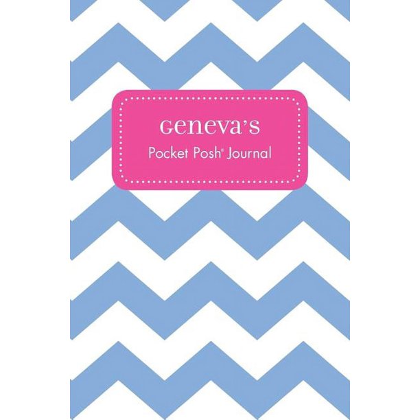 Geneva's Pocket Posh Journal, Chevron (Paperback) - Walmart Business ...