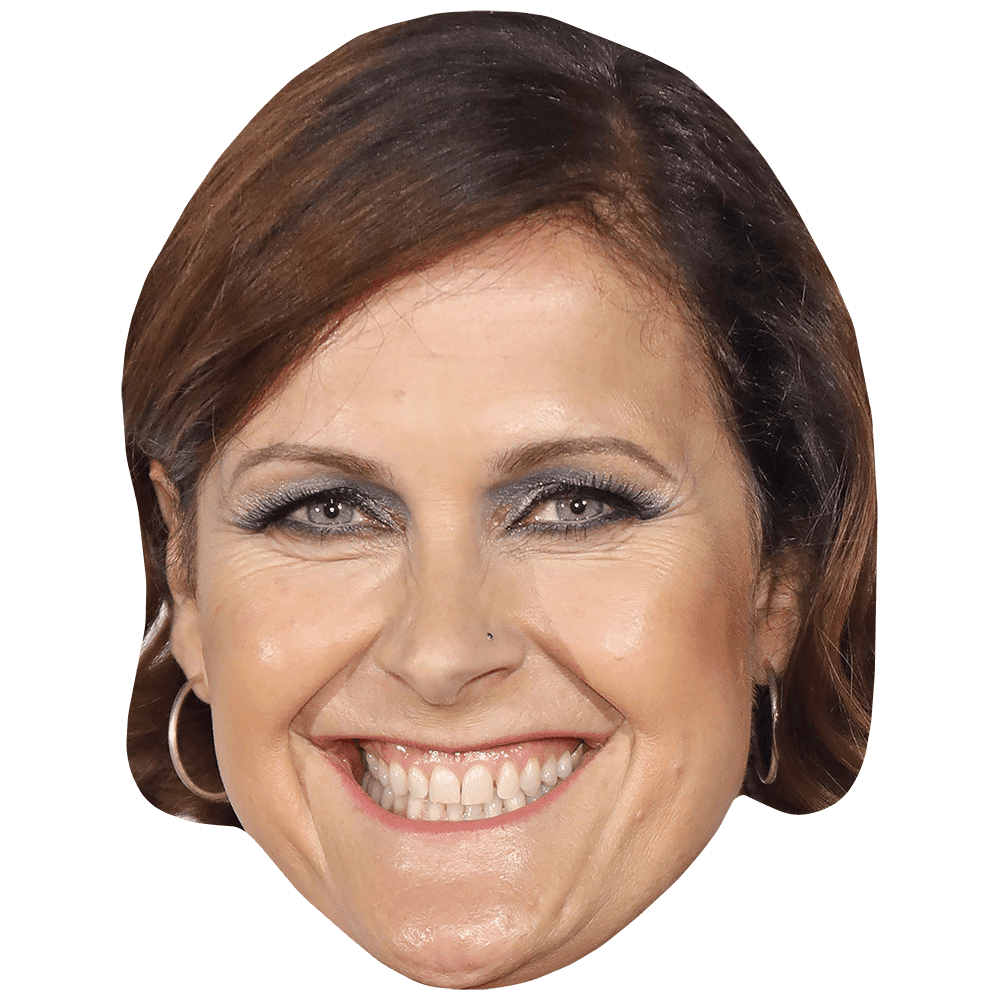 Genevieve Alison Ballard (Smile) Celebrity Mask, Flat Card Face, Fancy ...