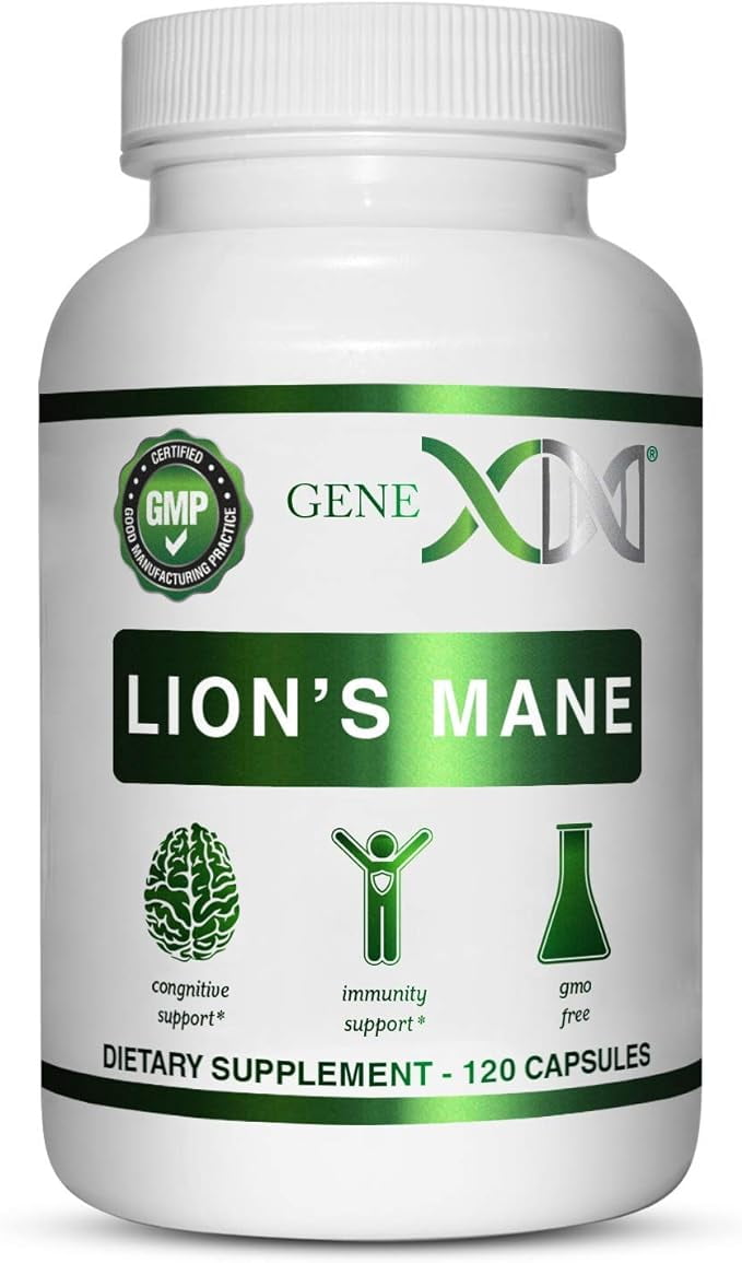 Genex Lions Mane Supplement with 100% Lions Mane Extract - Nootroprics ...