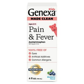 Genexa Cough and Chest Congestion Relief Dye Free 6 fl oz Liquid with ...