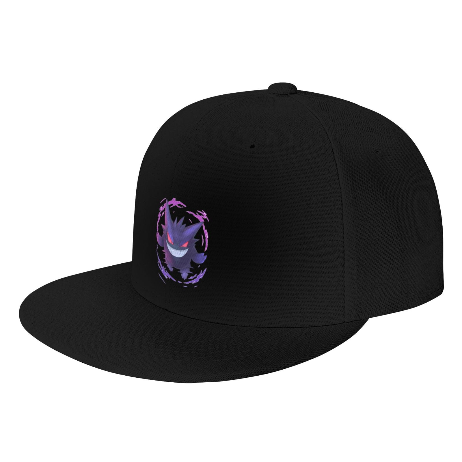 Gengar Anime Adult Flat Brim Hip Hop Hat Dad Hat Baseball Cap For Men ...