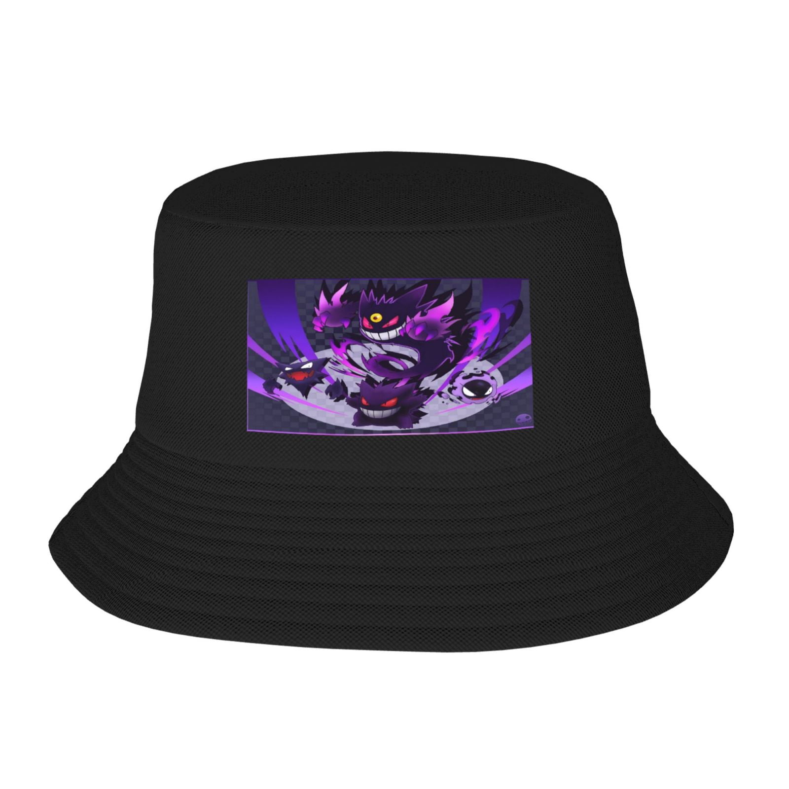 Gengar Anime Fisherman Hat Summer Travel Bucket Beach Hat Unisex ...